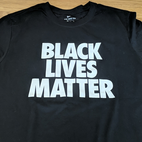 Nike | Shirts | Nike Black Lives Matter Tshirt Tee L And Xl | Poshmark